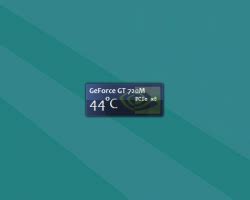 NVIDIA GPU Temp Windows 10 Gadget Win10Gadgets