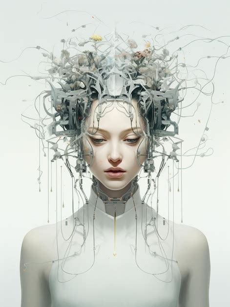 Premium Ai Image Digital Thinking Thoughts Overthinking Assistant