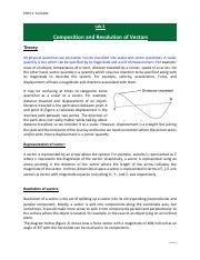 Understanding Scalar And Vector Quantities In Physics Course Hero