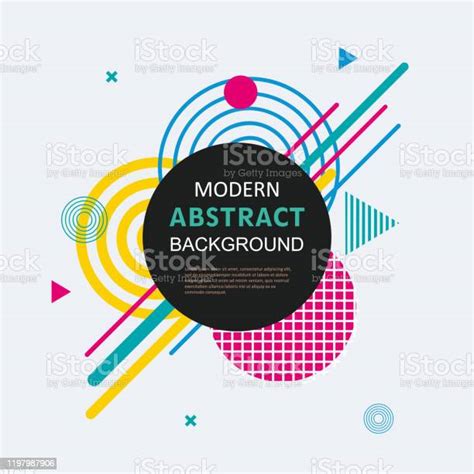 현대 기하학적 추상 적 패턴 색상 전체 디자인 사각형 배지 Eps 10 벡터 배경 현대 디자인 템플릿 커버 장식 브로셔 전단지에