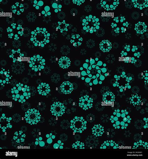 abstract seamless circles design pattern unusual vector isolated