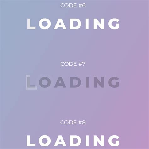 8 Amazing Pure Css Text Loading Effects Coding Fribly Coding Web