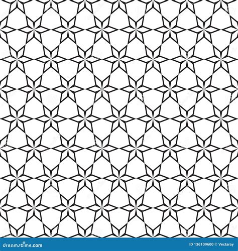 Seamless Intersecting Geometric Overlapping Ellipse Circle Pattern Background Stock Photo