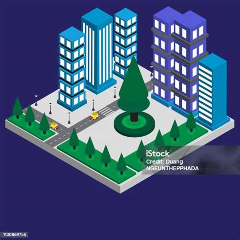 지능형 아파트와 3d 건물의 아이소메트릭 시티 현대적인 디자인 0명에 대한 스톡 벡터 아트 및 기타 이미지 0명 3차원 형태 개념 Istock