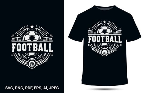 Football T Shirt Svg Png Graphic By Haque Brothers · Creative Fabrica