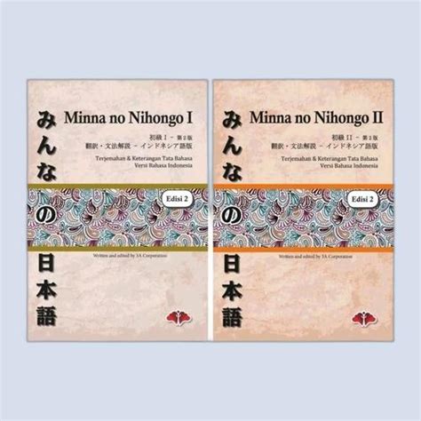 Jual Mina No Nihongo2 Buku1and2indonesia Kab Sleman