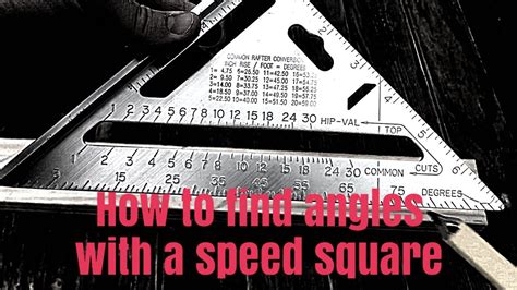 How To Calculate An Angle With A Speed Square Free Worksheets Printable