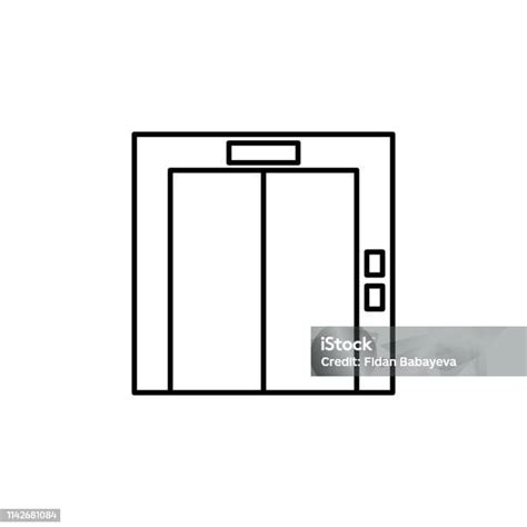 엘리베이터 아이콘입니다 기호와 기호는 웹 로고 모바일 앱 Ui Ux에 사용할 수 있습니다 가정 생활에 대한 스톡 벡터 아트 및 기타 이미지 Istock