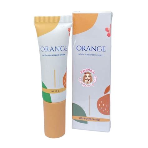 Orange White Sunscreen Cream Lazada Ph
