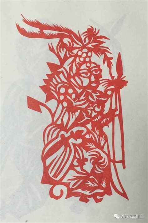 穆桂英剪纸图片 剪纸图片卡通图片 大山谷图库