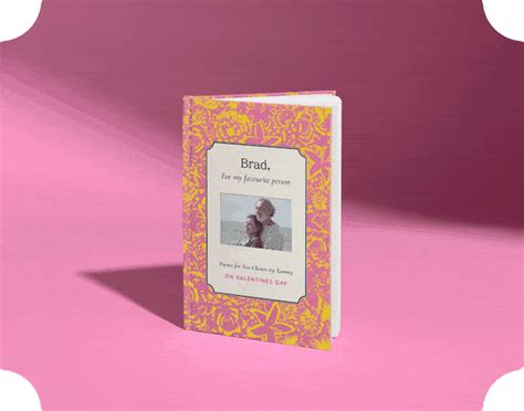 A Personalized Valentines Poetry Book
