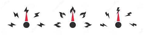 Satisfaction Indicator Mood Scale Rating Indicator With Lightning