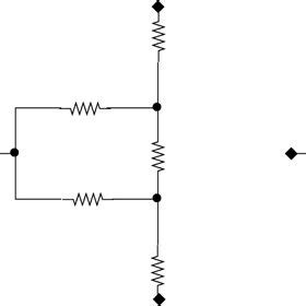 Example Of A Simple Resistor Network And Its Graph Representation The Download Scientific