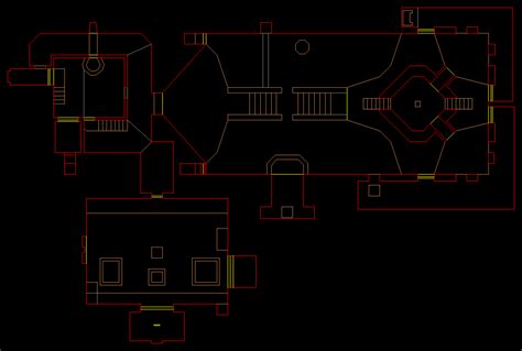 PC Doom II Level THE GANTLET Level Map