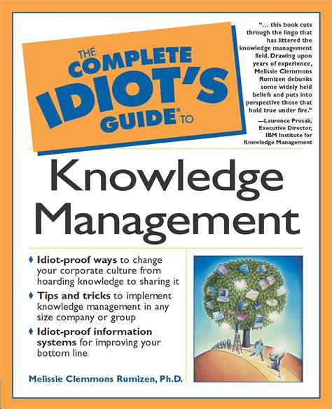 Amazon The Complete Idiot S Guide To Knowledge Management EBook