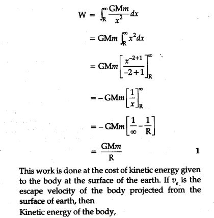 I Define Escape Velocity CBSE Class Physics Learn CBSE Forum
