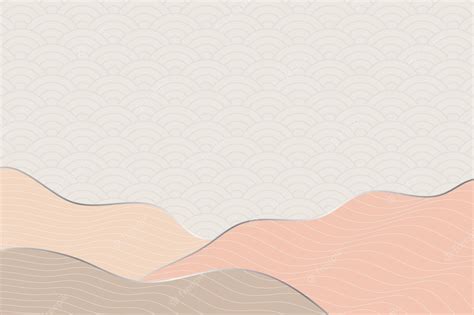 Premium Vector Abstract Wave Style Background With Geometric Japanese Pattern And Wavy Striped