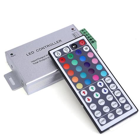 DC 12 24V 24A IR Led Controller With 44 Key Remote Control For 2835 5050 RGB LED Strip Auto