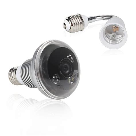 Spy Hidden Camera 720p Light Bulb Ip Camera Hd Wifi Night Vision Camera With Micro Sd Card Slot