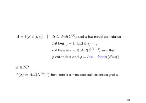 Complexity Classes And The Graph Isomorphism Problem Ppt