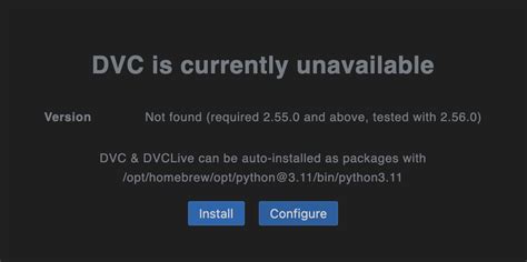 Improve Dvc Setup Dvc Is Unavailable Step · Issue 3935 · Iterativevscode Dvc · Github