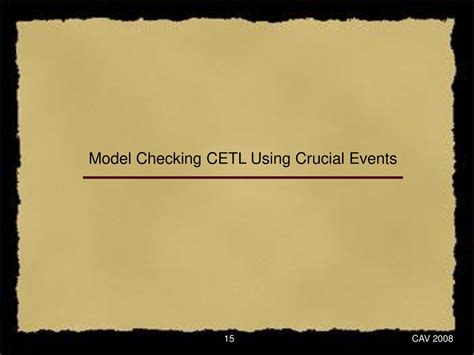 producing short counterexamples using “crucial events” ppt download