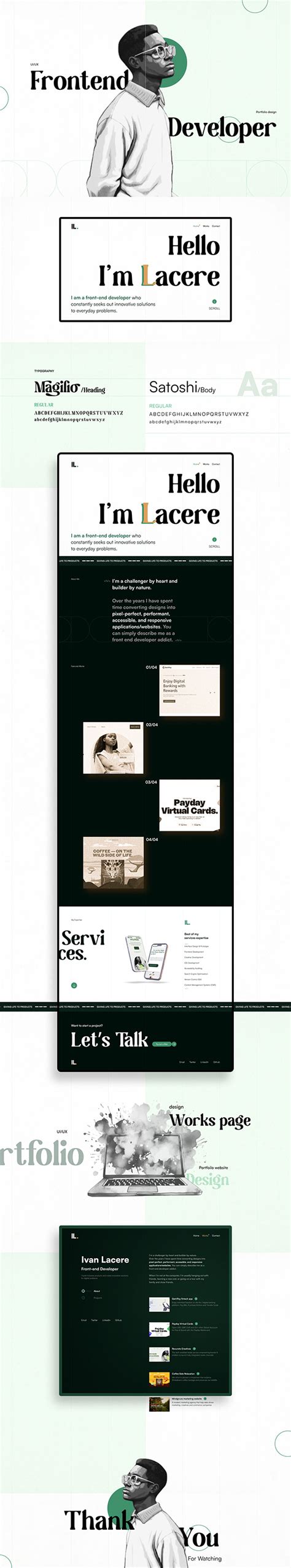 Frontend Developer Portfolio Behance