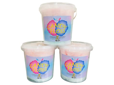 1 Litre Candy Floss Tubs Sweets From Evan