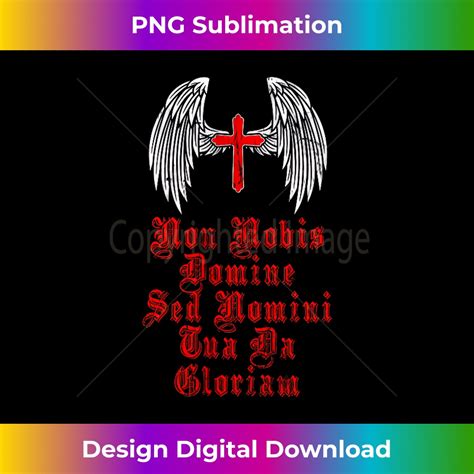Knights Templar Moral Code 2 Sided Design Holy Cross Wings Inspire Uplift