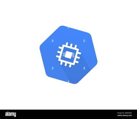 Google Compute Engine Rotated Logo White Background B Stock Photo Alamy