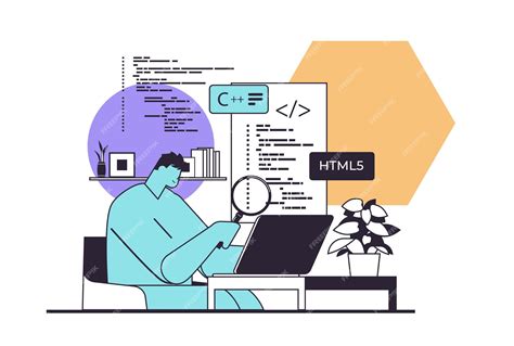 Desenvolvedor Da Web Criando Código De Programa Na Tela De Laptop