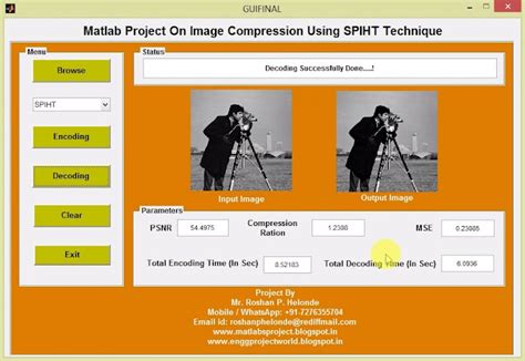 Image Compression Using Spiht Matlab Project With Source Code Ieee