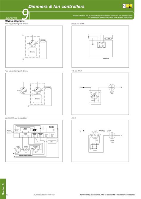Hpm 2 Gang Switch Wiring Diagram