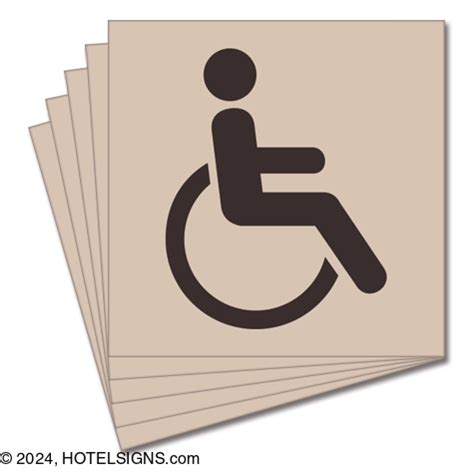 Element Sign Store By HOTELSIGNS Com Isa Symbol Only 5 Pack Room Numbers Ebw Hc33