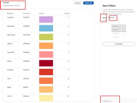Launched Pre Filter Cross Doc Tables News From Coda Coda Maker
