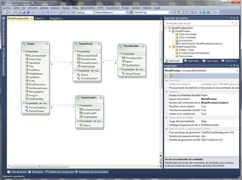 Configuraci N De Entity Framework Programa En L Nea