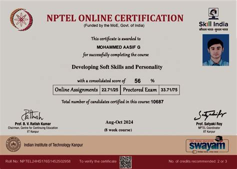 Mohammed Aasif On Linkedin Learning Skilldevelopment Nptel