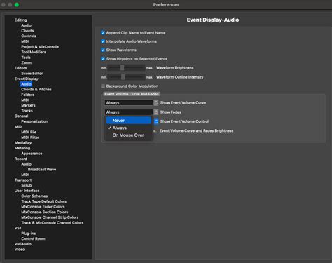 How To Turn Off Event Clip Gain Fader Icon Cubase Steinberg Forums