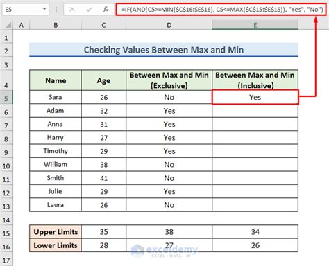 Excel If Statement Between Two Numbers 4 Ideal Examples