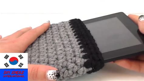 테블릿 Pc 커버 짜기 뜨개질로 아이패드 케이스 만들기 Youtube