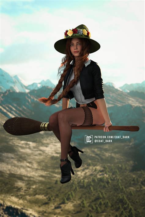 Professor Mirabel Garlick Flying To Work By Coatdark On Deviantart