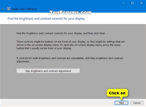 Calibrate Display Color In Windows 10 Tutorials
