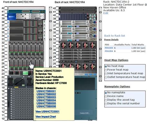 Data Center Rack Diagram Builder