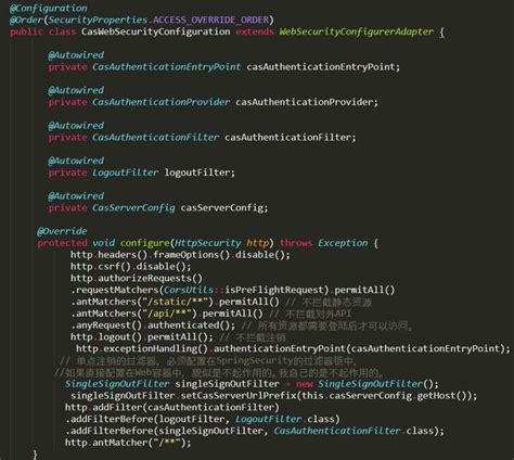 利用springboot集成springsecuritycas实现单点登录springboot Spring Security