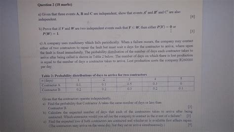 Solved B Prove That If V And W Are Two Independent Events Chegg Com