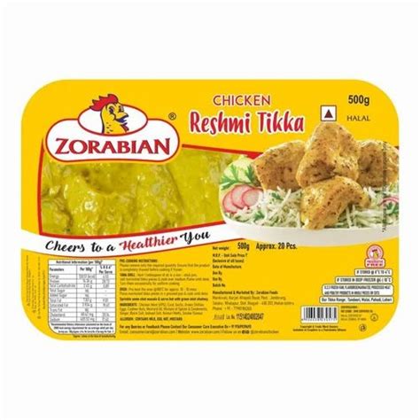 Chicken Reshmi Tikka At Best Price In Mumbai By Zorabian Foods Id