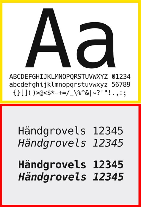 Hack Mono Spaced Source Code Font Bypeople