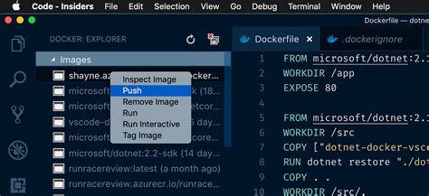 Exploring The Docker Extension For Vs Code And Net Core By Shayne