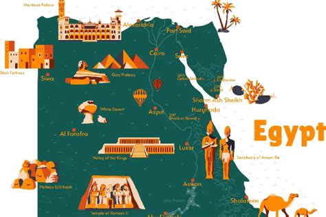 Egitto Mappa Mondo Pesaro Egypt North Africa Map Immagini E Fotografie