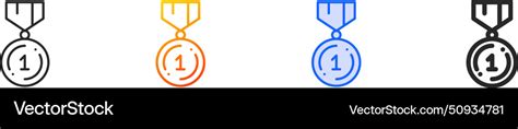 Best Iconthin Linear Gradient Blue Stroke Vector Image